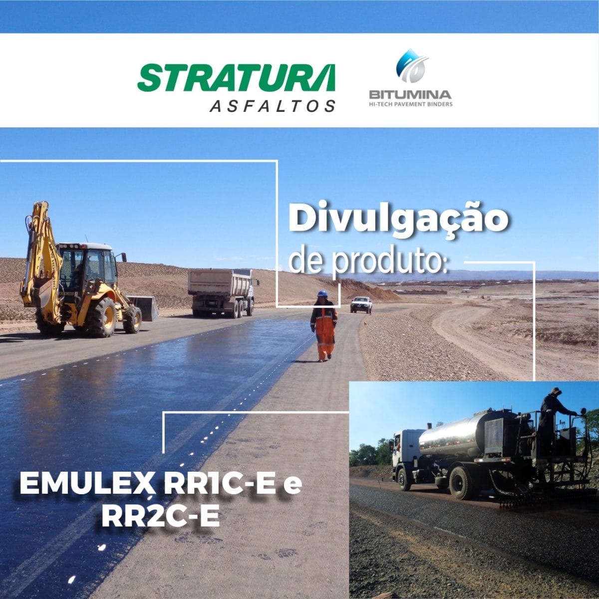 Divulgação de Produto: EMULEX RR1C-E e RR2C-E – Stratura Asfaltos e ...
