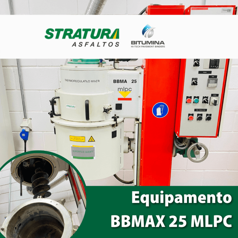 Equipamento BBMAX 25 MLPC – Stratura Asfaltos e Serviços de Pavimentação